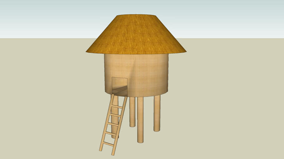 bamboo hut | 3D Warehouse