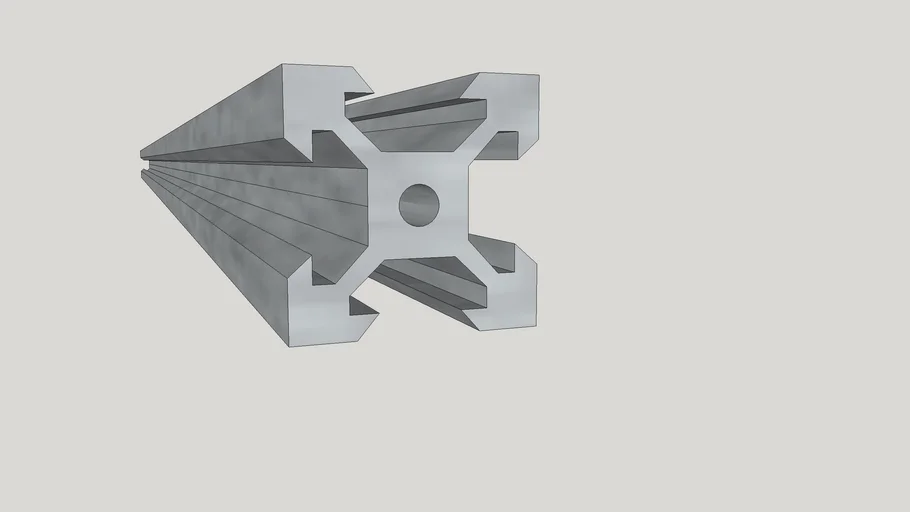 stainless steel profile #4 | 3D Warehouse