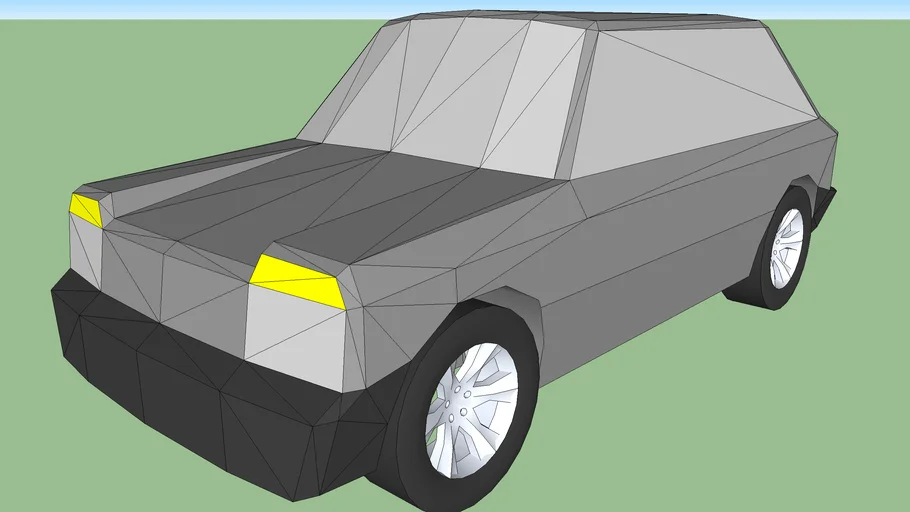 Coloured Hatchback Template | 3D Warehouse