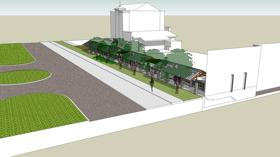 Trellis Streetscape Model 2 | 3D Warehouse