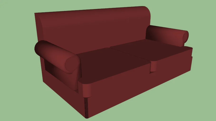 regular couch sillon | 3D Warehouse