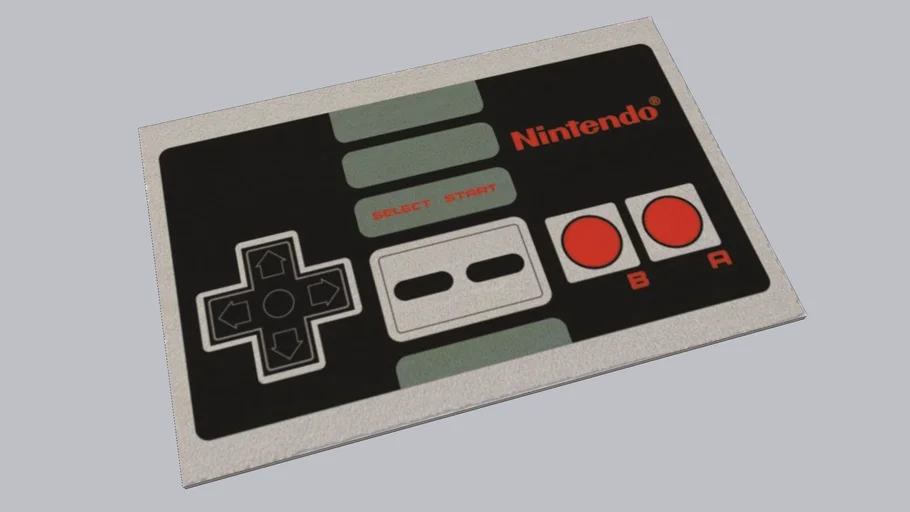 Nintendo NES Controller Doormat | 3D Warehouse
