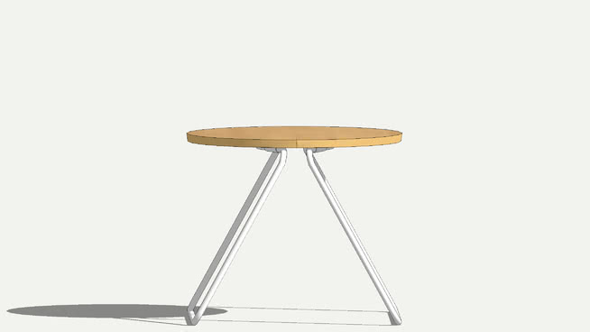 MUJI Compact side table (wooden top board) コンパクトサイドテーブル（木製天板） | 3D ...