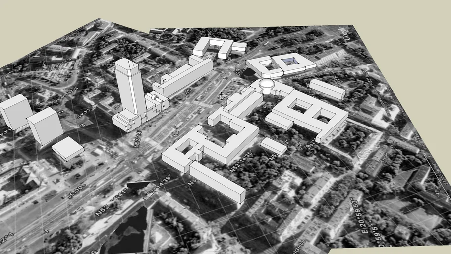 Bankowy square (elevation 115 meters) | 3D Warehouse