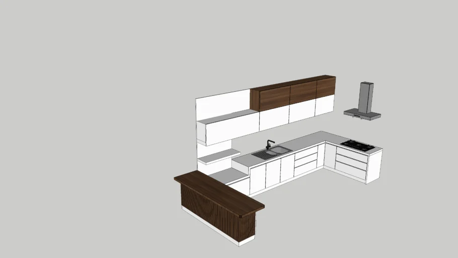 Sketchup Model Of A 💎【Sketchup Architecture 3D Projects】15