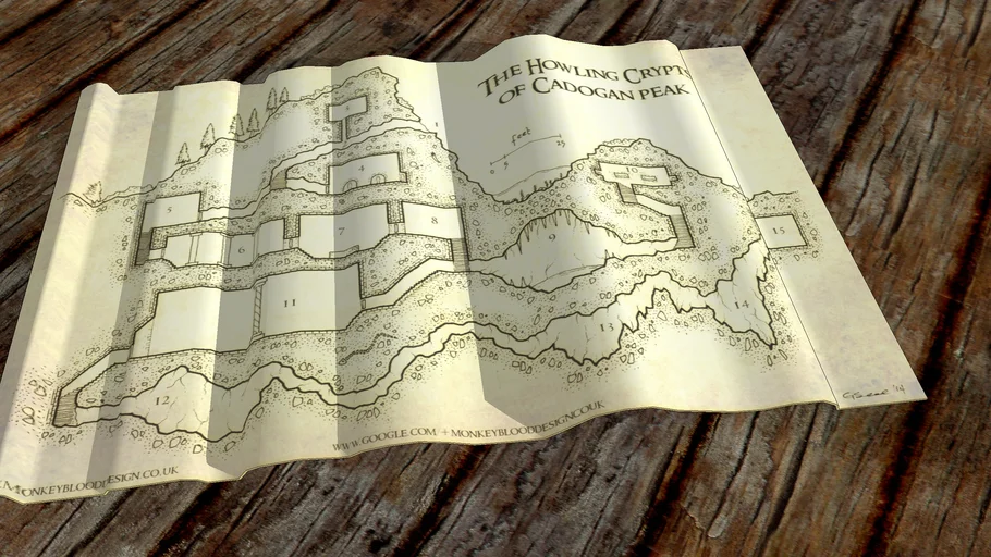 The Howling Crypts of Cadogan Peak - Scroll | 3D Warehouse