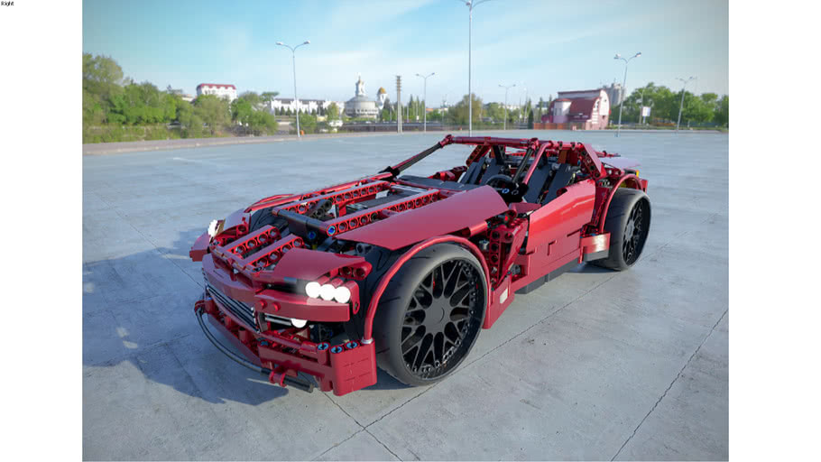 lego technic super car 8070 | 3D Warehouse