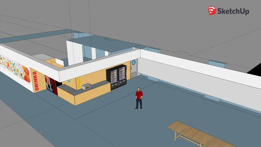 DSS - Inrichting refter - Groen V1 | 3D Warehouse