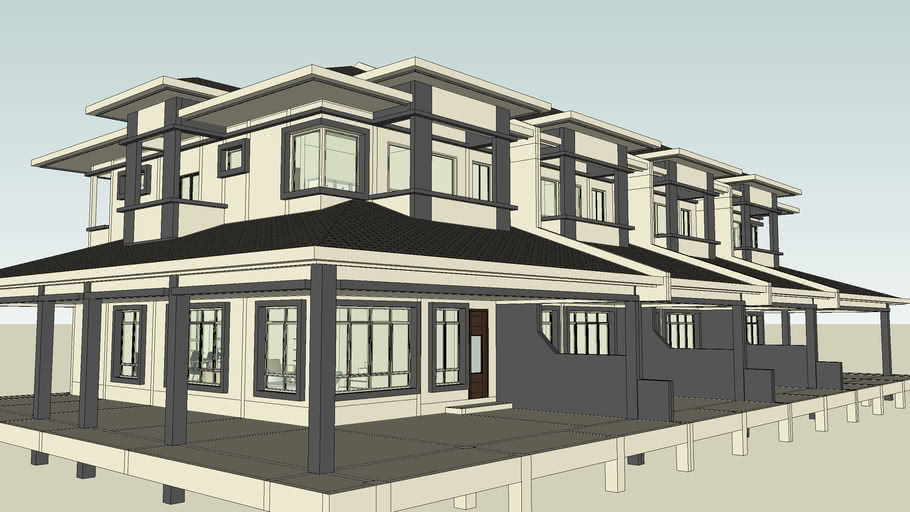 Terrace houses | 3D Warehouse