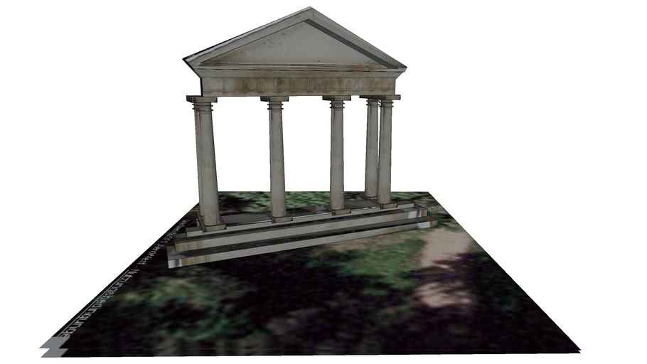 classical pillar portale in the Dessauer park | 3D Warehouse