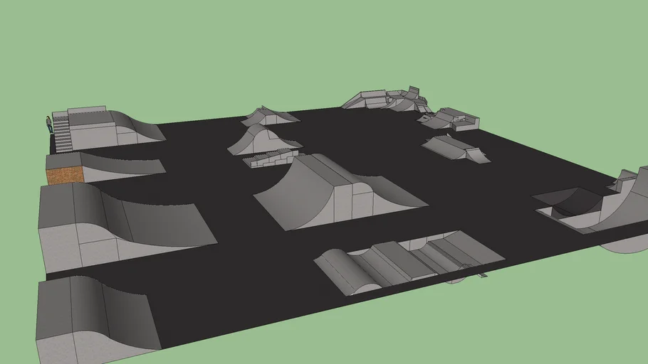 Skatepark Drawing | 3D Warehouse