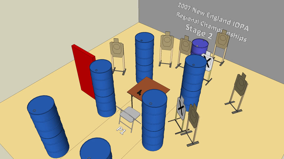 2007 New England IDPA Championships- Stage 2 | 3D Warehouse