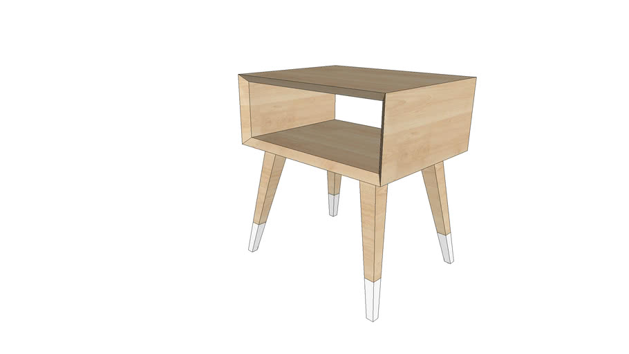 Side Table (Scandinavian 01) | 3D Warehouse