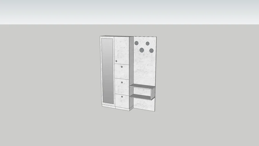 MOBILE INGRESSO CON SPECCHIO | 3D Warehouse