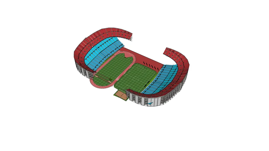 The Olympic Stadium Mika (rubbery) | 3D Warehouse