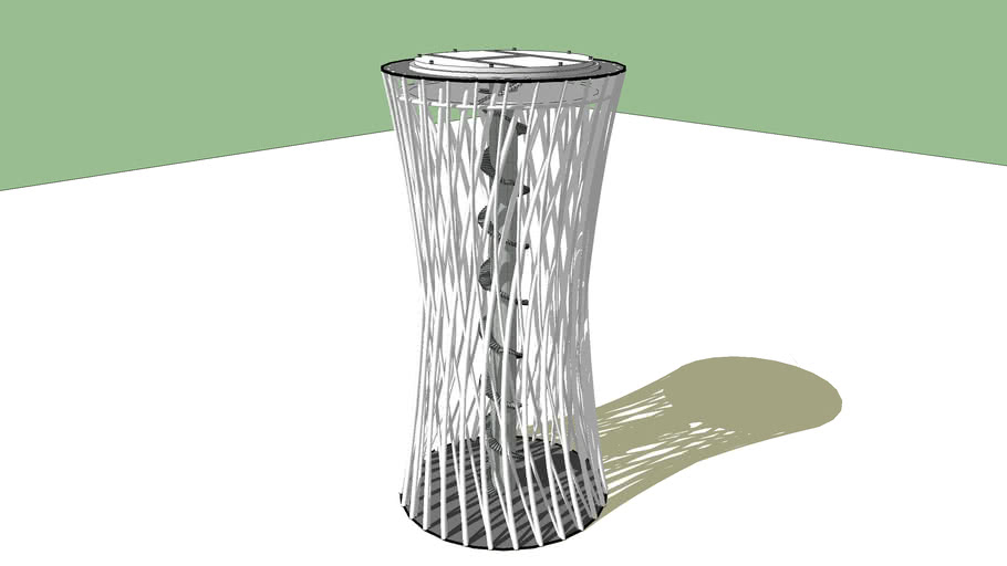 Helipuerto - Paraboloide Hiperbolico | 3D Warehouse