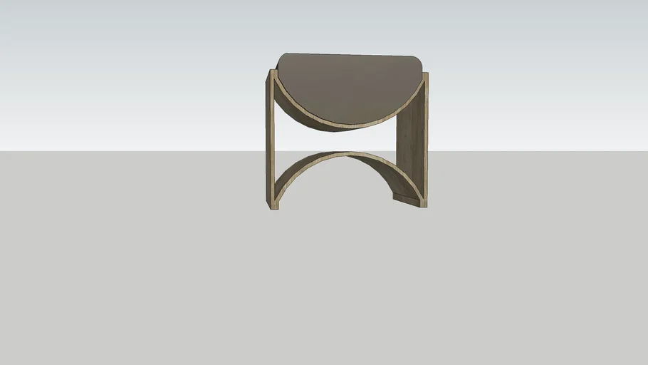 Uttermost Cradle Bench | 3D Warehouse