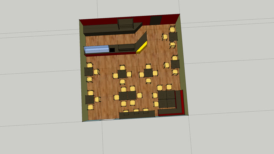 cafe interior | 3D Warehouse