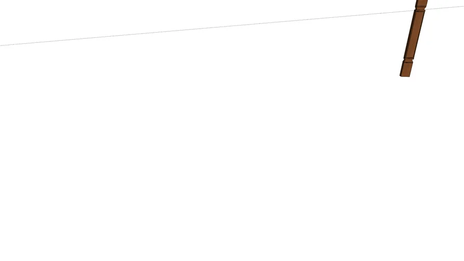 Holiday Kitchens #1445 Half Post | 3D Warehouse