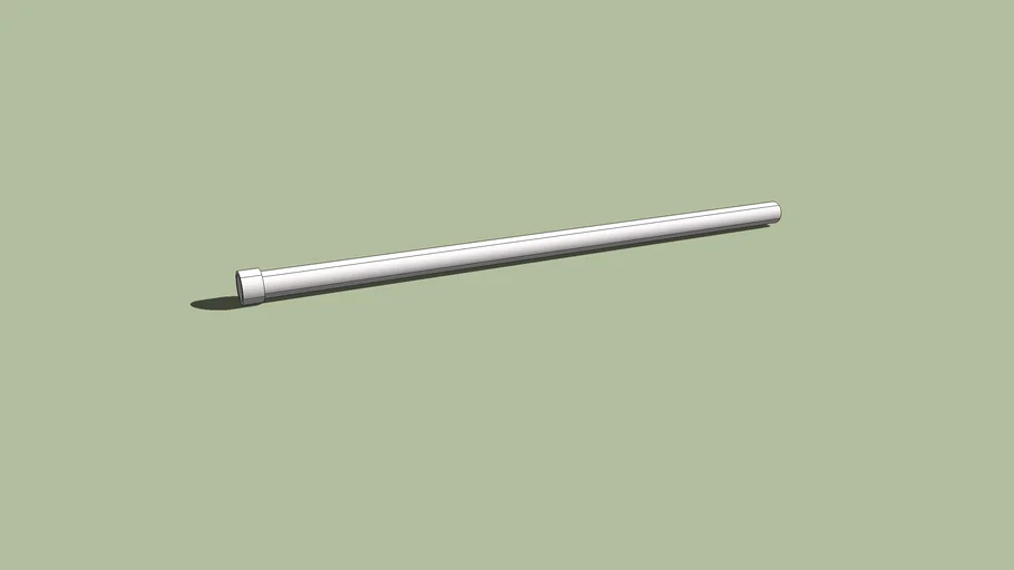 4' PVC PIPE with COUPLER | 3D Warehouse