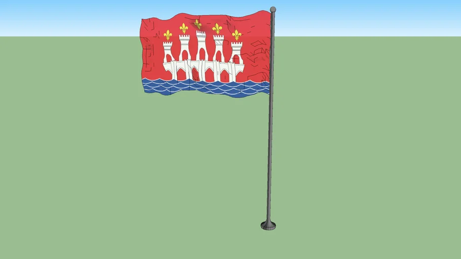 Lot flag | 3D Warehouse