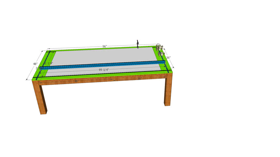 T-track Table with guide | 3D Warehouse
