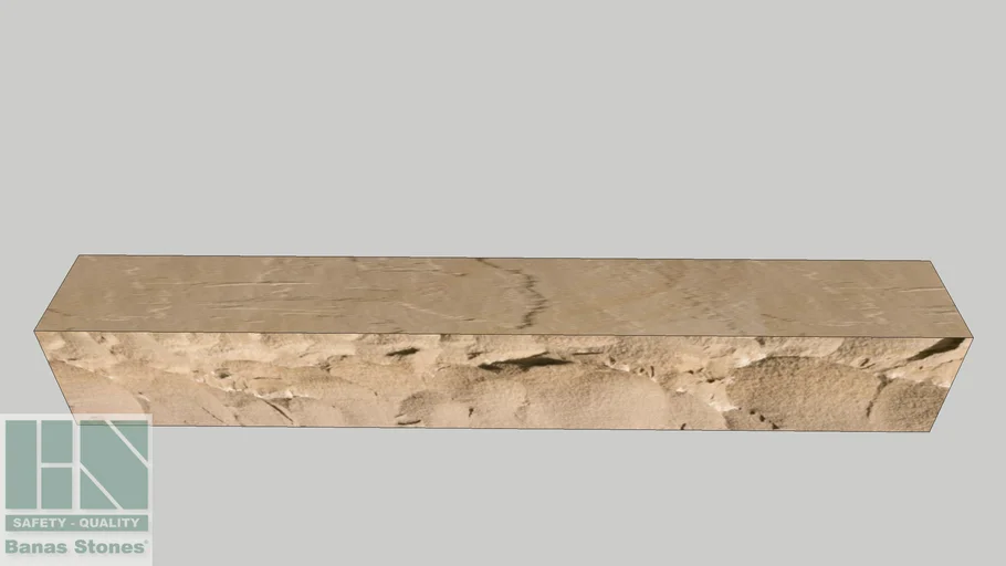 Banas Stones Natural Kerbs/Step Fillers - Banas Bronte | 3D Warehouse