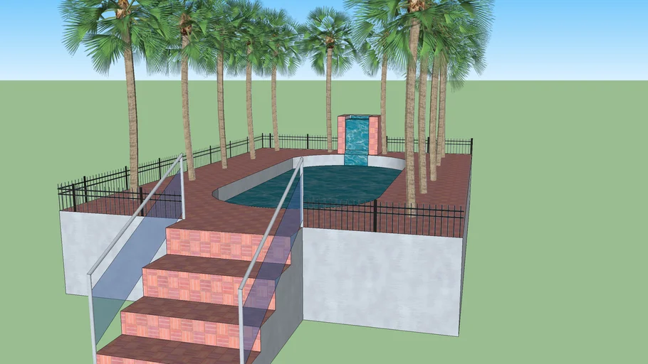 Pool Area | 3D Warehouse
