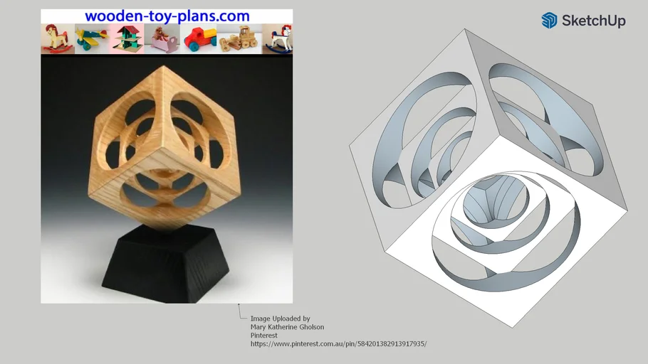 Nested Cubes | 3D Warehouse