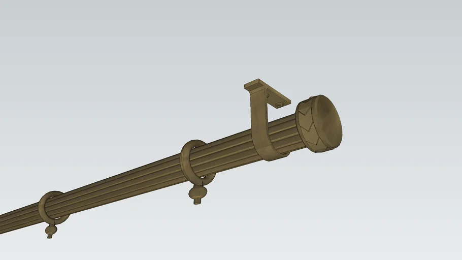 Roman curtain rod | 3D Warehouse