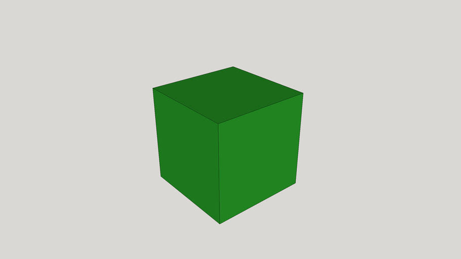 Cube 10cm par 10cm | 3D Warehouse