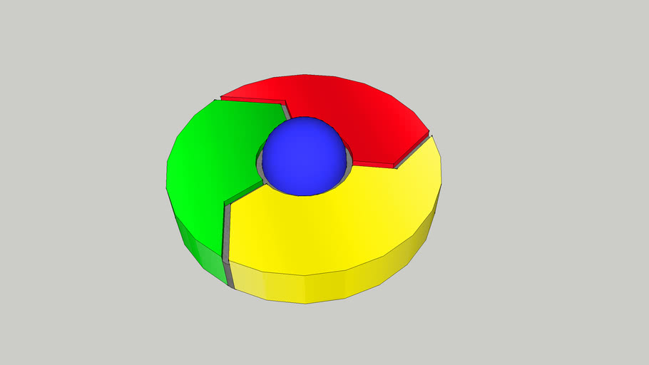 Google Chrome Logo | 3D Warehouse