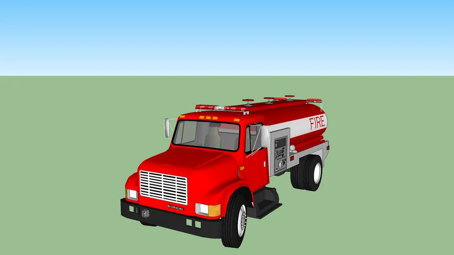 Fire Tanker | 3D Warehouse