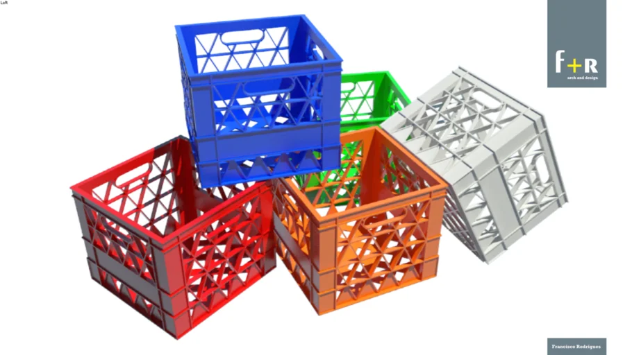 Crate - Milk crate | 3D Warehouse