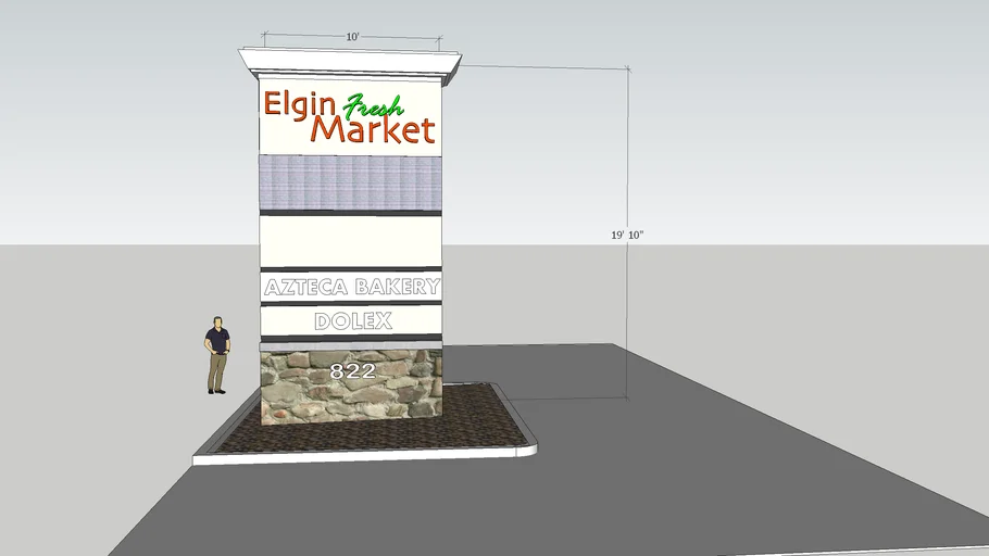 Pylon 822 EMC | 3D Warehouse