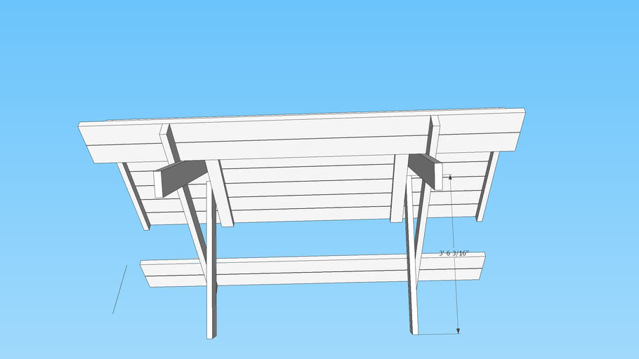 picnic table | 3D Warehouse