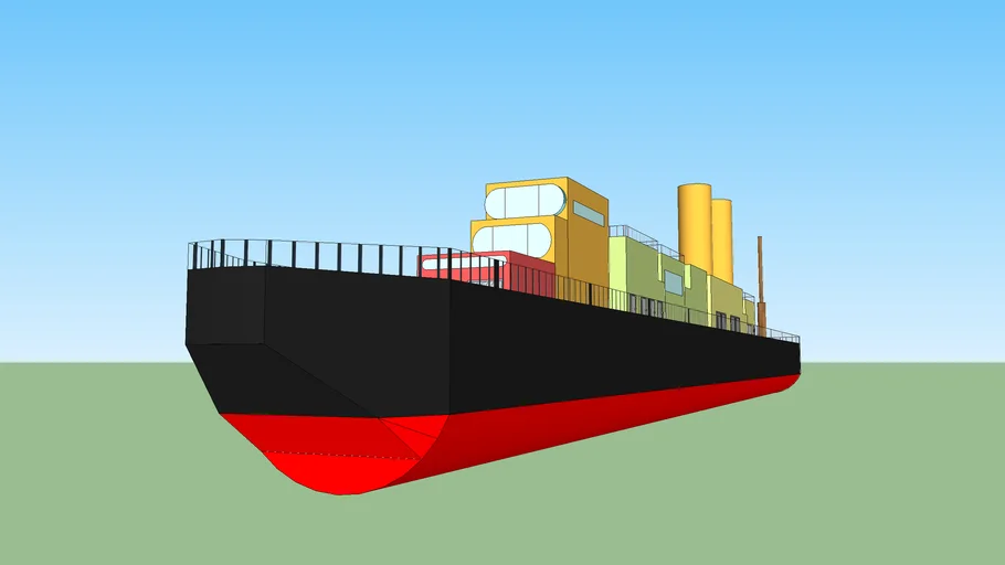 barco de carga | 3D Warehouse