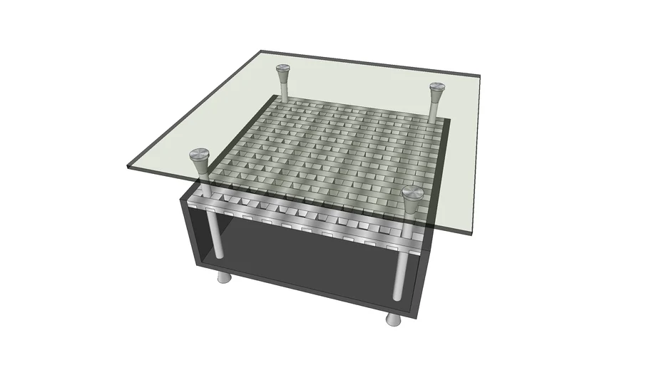 Designer Glass table- 7 | 3D Warehouse