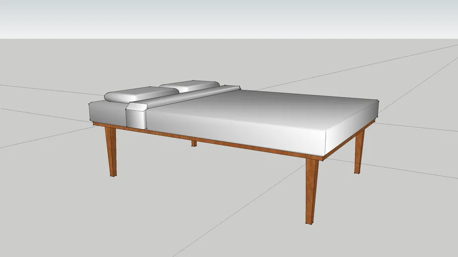 Simple Bed | 3D Warehouse