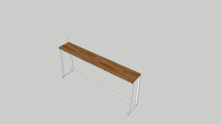 SHORT WINDOW COUNTER TABLE | 3D Warehouse