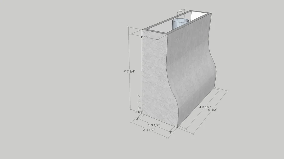 60' Range Hood | 3D Warehouse
