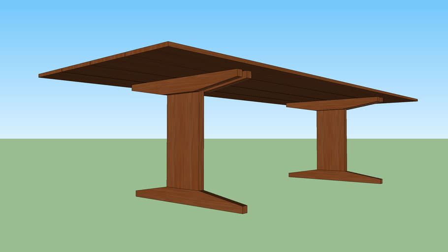 Trestle Table | 3D Warehouse