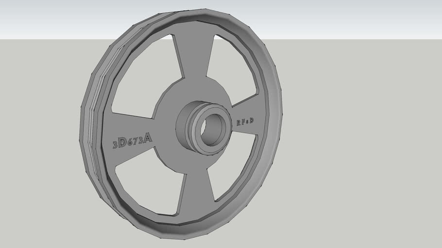 Engine Pulley | 3D Warehouse