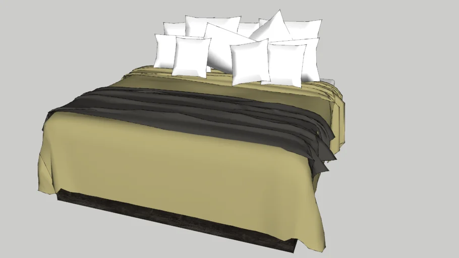 Double Bed | 3D Warehouse