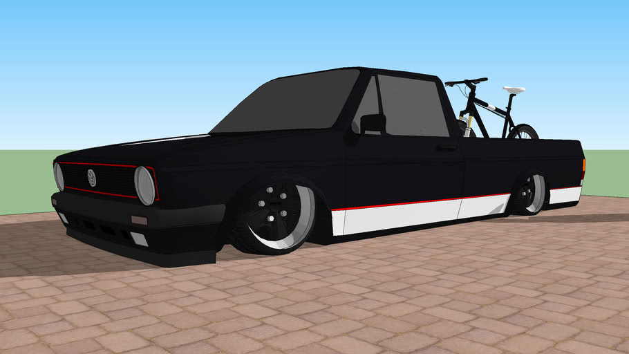 Slammed VW Caddy Bike Project | 3D Warehouse