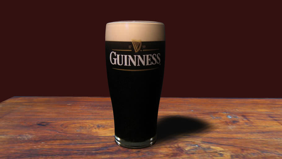 A pint of Guinness | 3D Warehouse