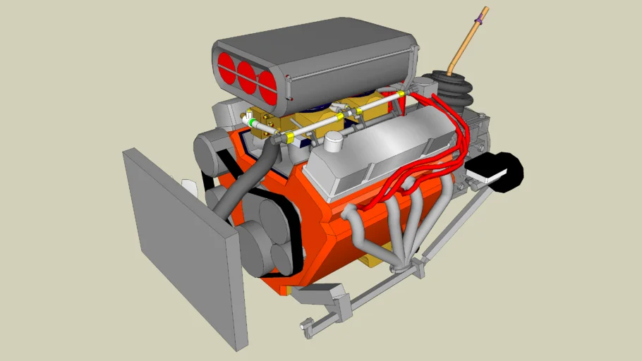 chevy v8 engine | 3D Warehouse