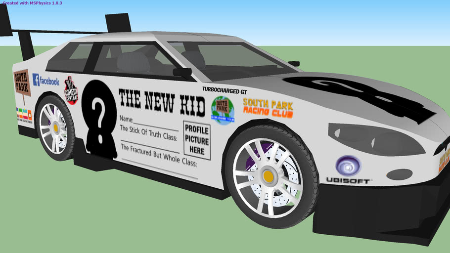 South Park Racing Club The New Kid Car | 3D Warehouse