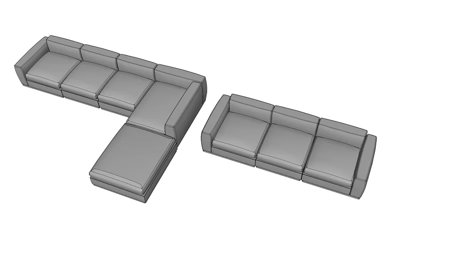 FLEXFORM BEAUTY SOFA | 3D Warehouse