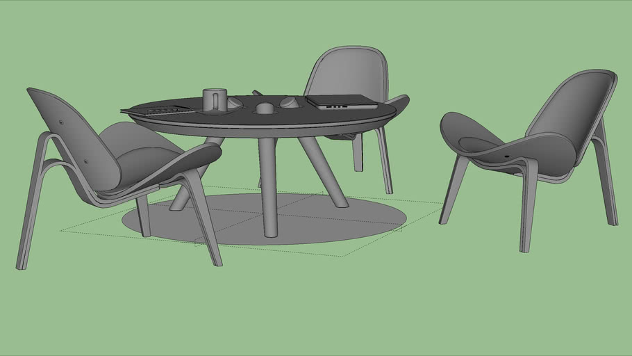 meja makan | 3D Warehouse